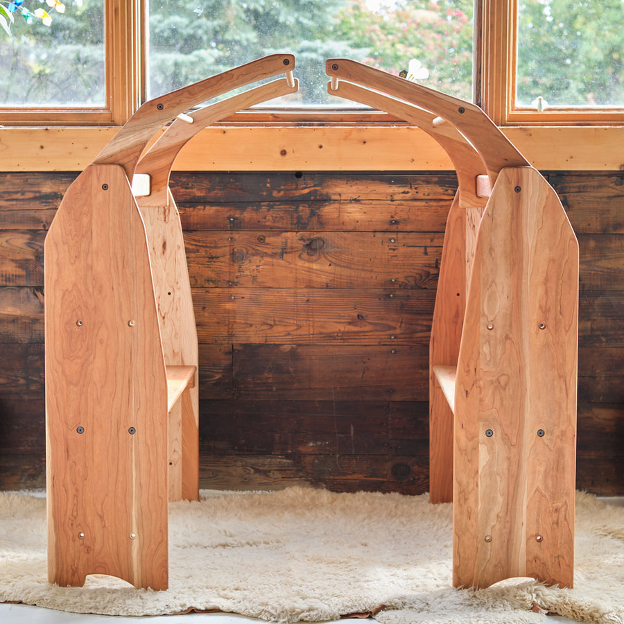 Camden Rose Large Eco Playstand - Cherry - 37.5" L x 54" W x 52" H - b ...