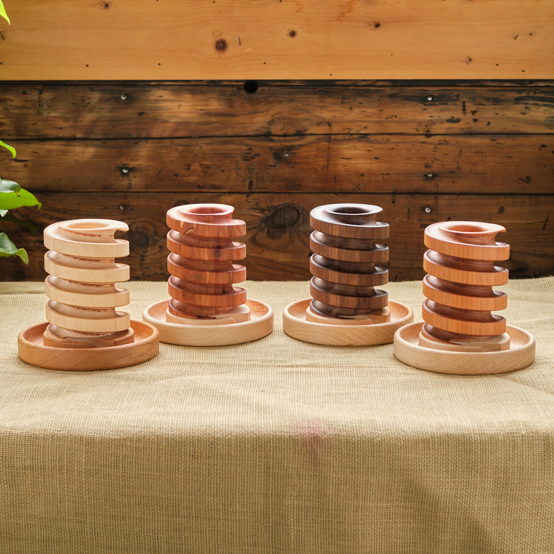 Wood Desktop Marble Run Pencil Holder - Four wood options – Camden Rose ...