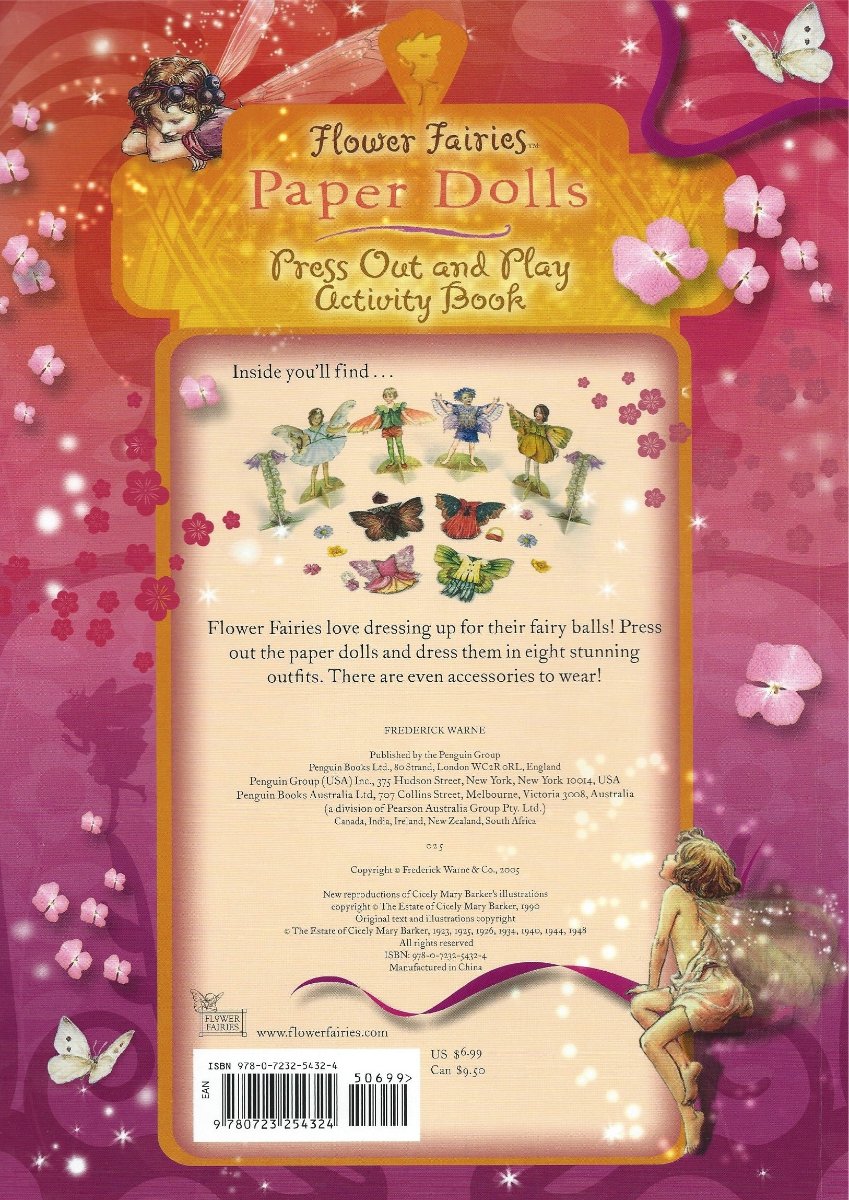 Flower Fairies Paper Dolls by Cicely Mary Barker - Paperback – Camden ...