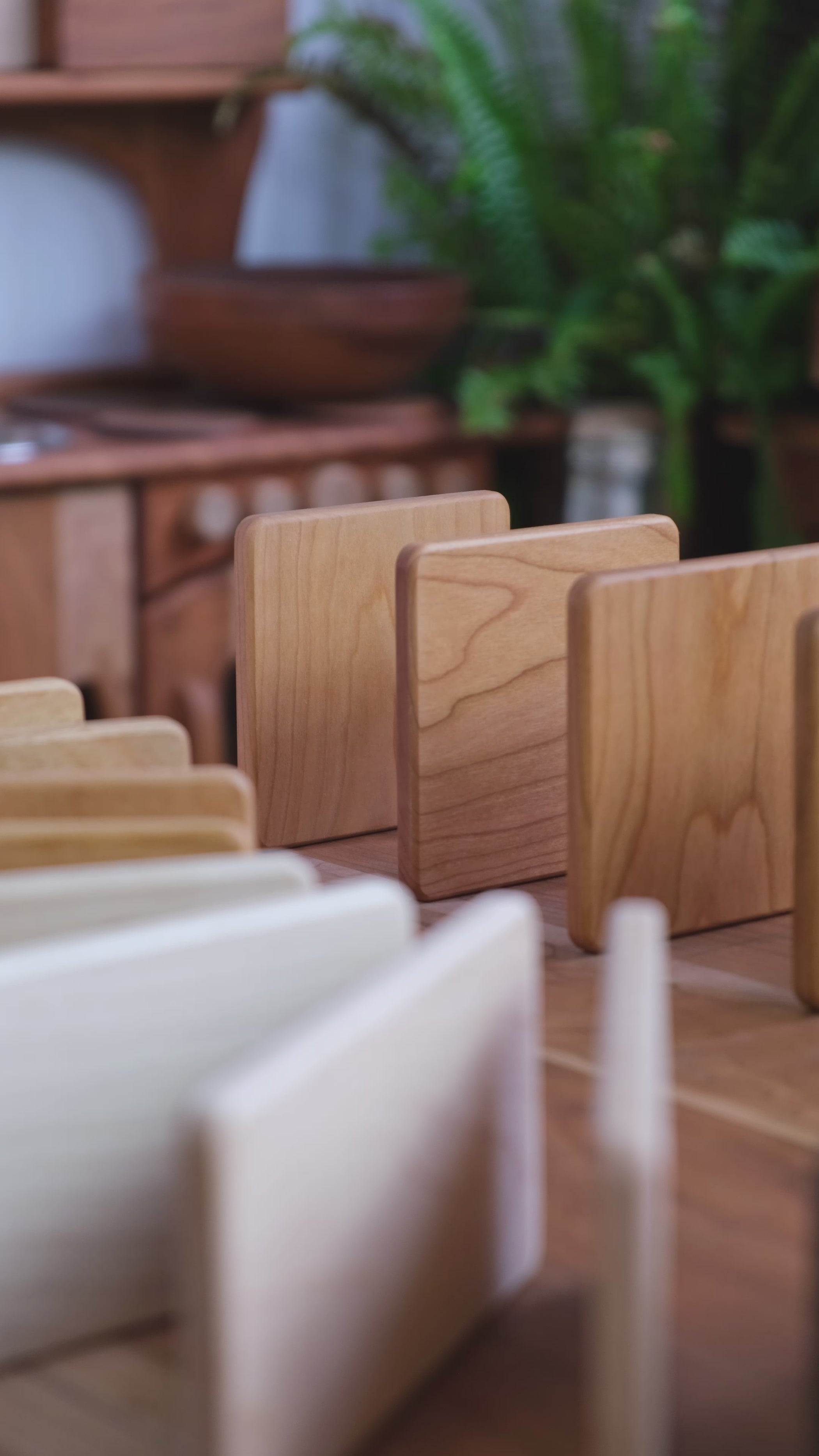 Rectangular Wooden Building Planks – Camden Rose Inc. / Palumba